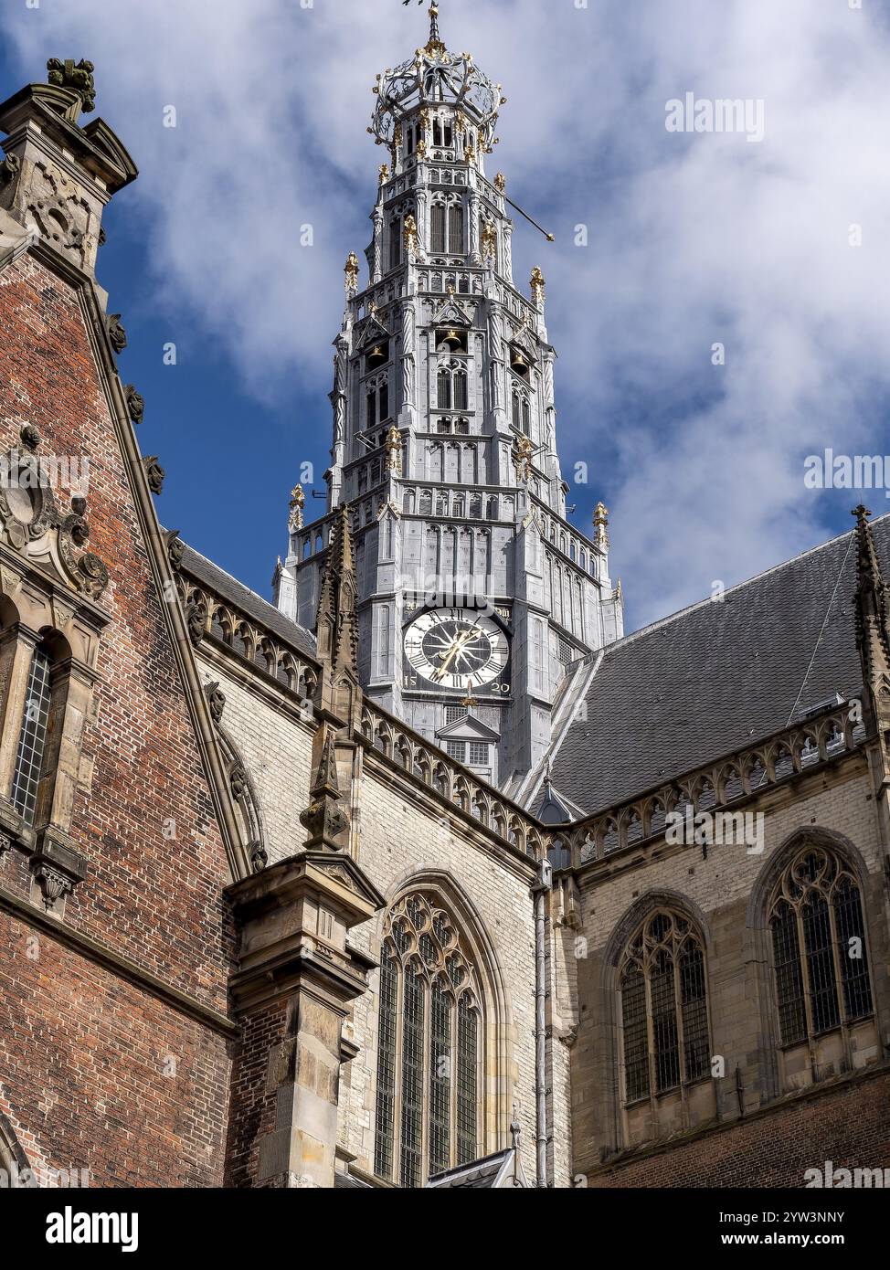 St. Bavo's Cathedral (De Grote of St. Bavokerk te Haarlem) and the ...