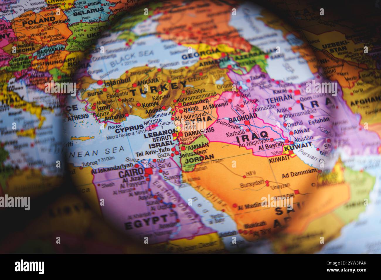 Israel palestine conflict map hi-res stock photography and images - Alamy