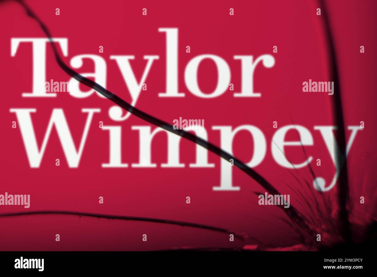 Dhaka, Bangladesh- 5 Dec 2024: Taylor Wimpey logo is visble on the ...