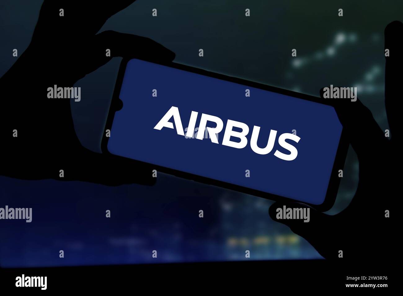 Airbus logo on smartphone Stock Photo - Alamy