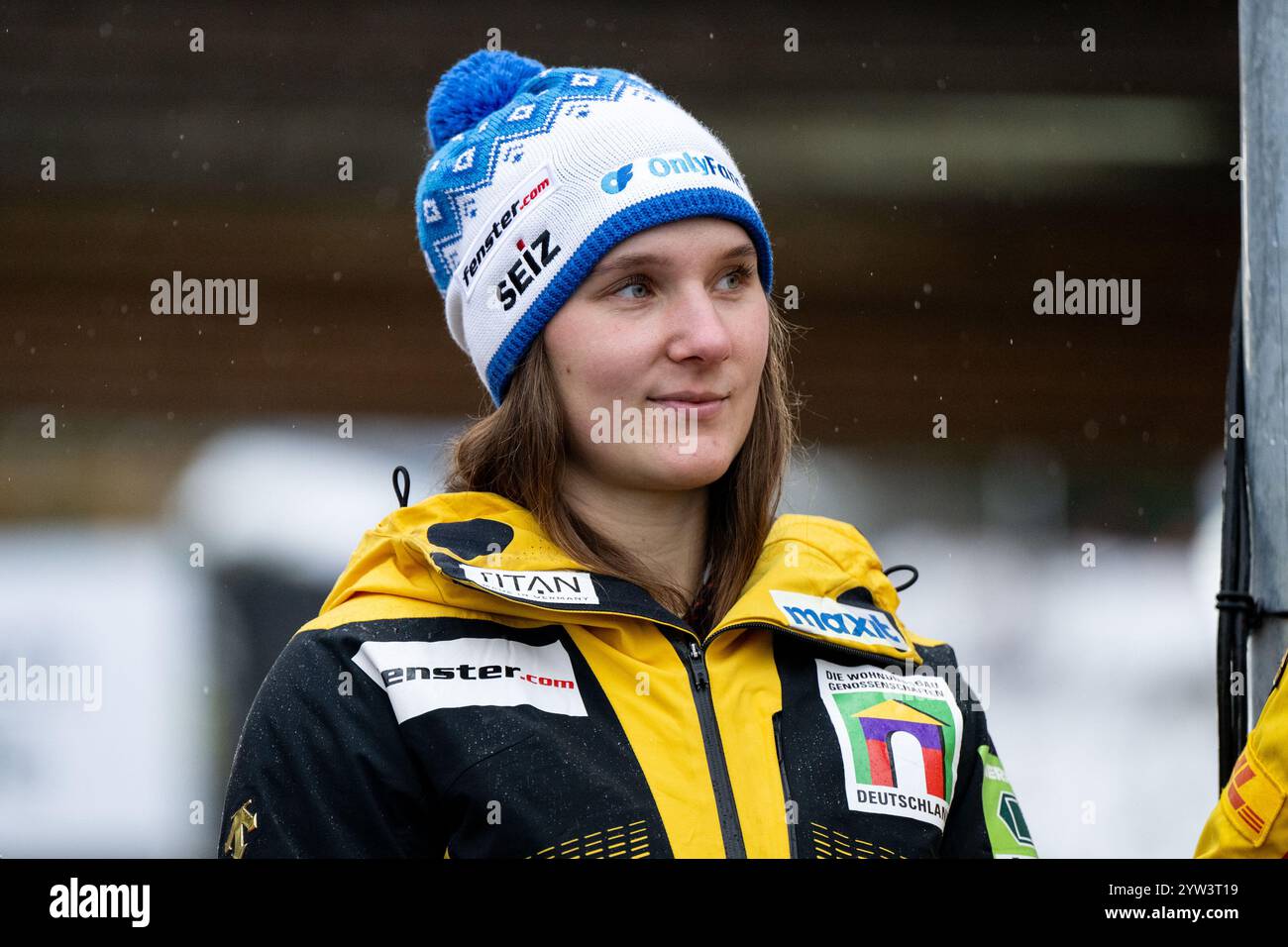 Lisa Buckwitz (Deutschland) mit Onlyfans Muetze, GER, IBSF Bob Weltcup ...