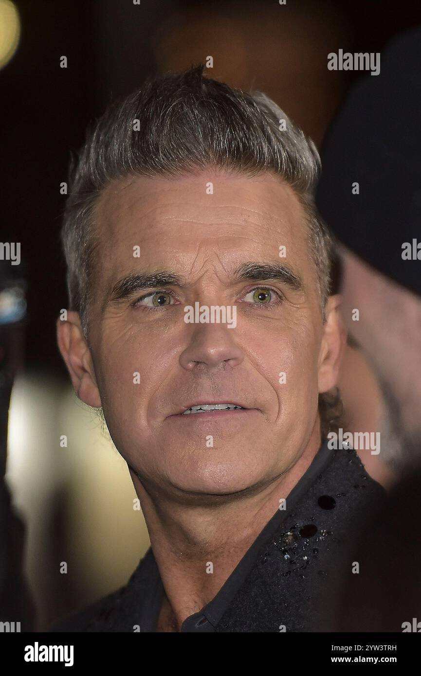 Italy, Rome, December 6th, 2024 - Robbie Williams attends the red ...