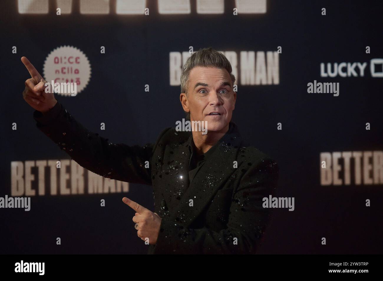 Italy, Rome, December 6th, 2024 - Robbie Williams attends the red ...