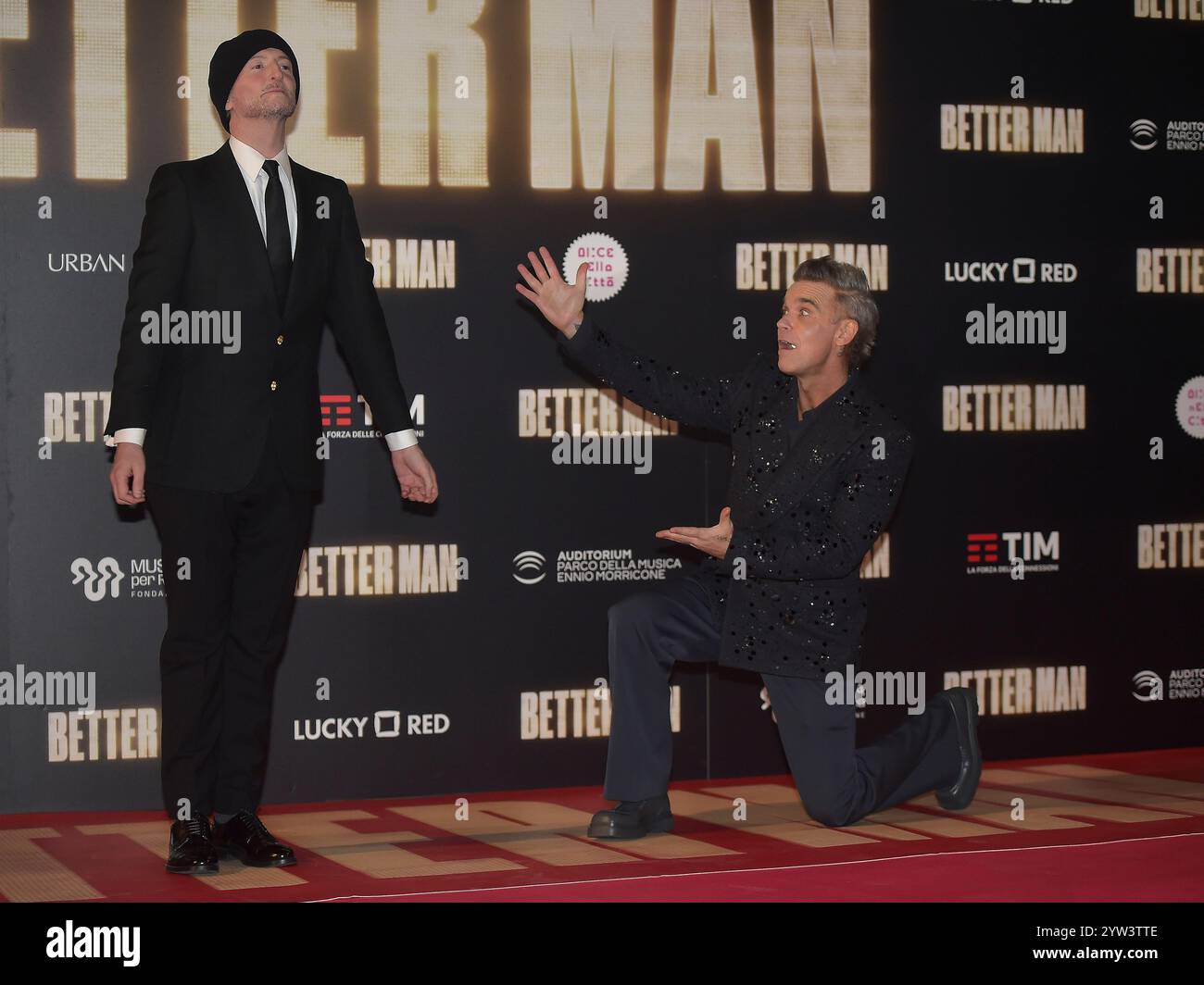 Italy, Rome, December 6th, 2024 - Robbie Williams attends the red ...