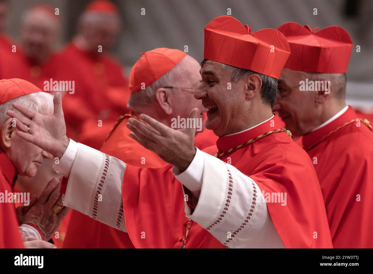 Vatican City, Vatican, 07/12/2024, Newly appointed Cardinal Roberto ...