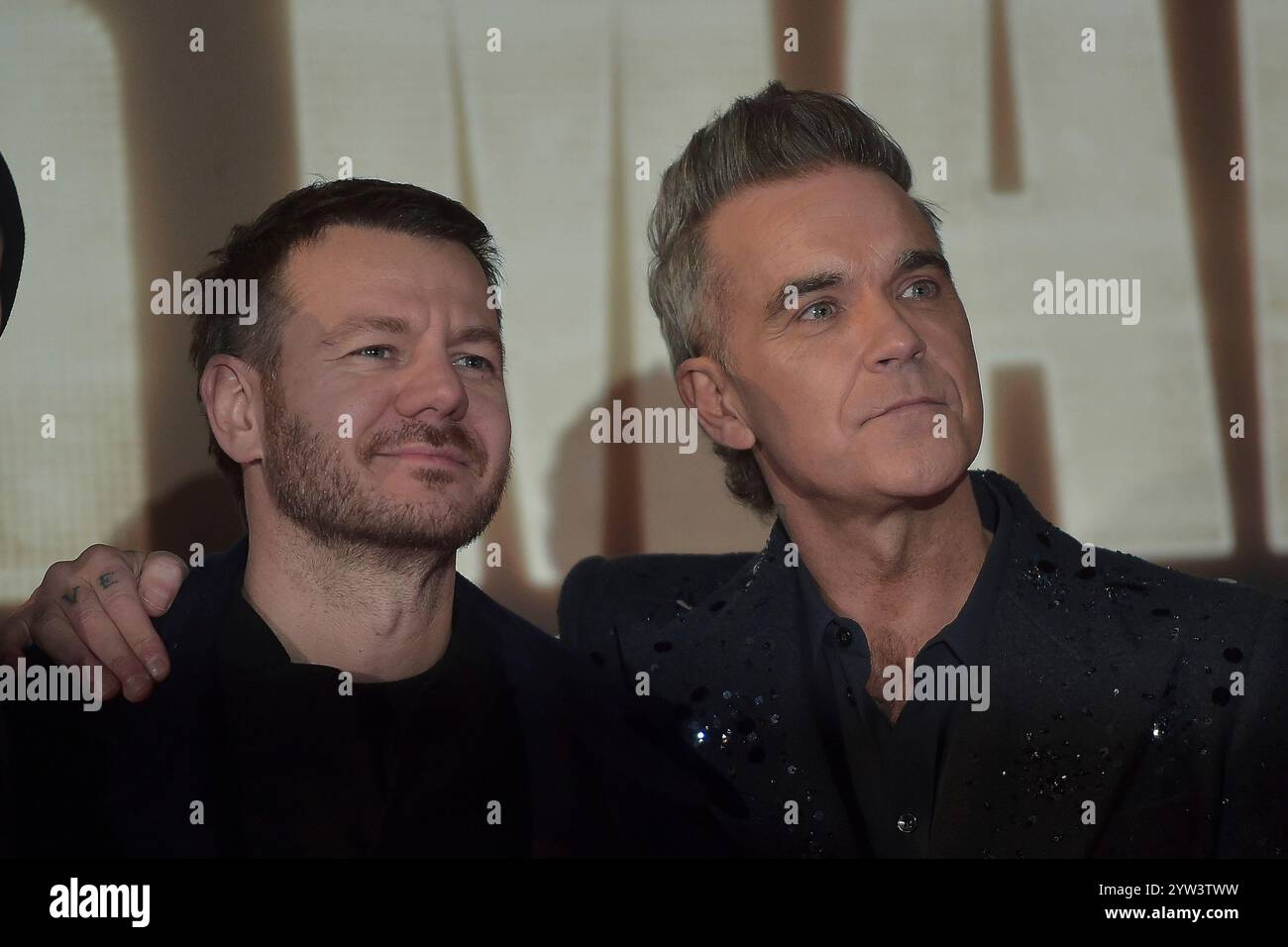 Italy, Rome, December 6th, 2024 - Robbie Williams attends the red ...