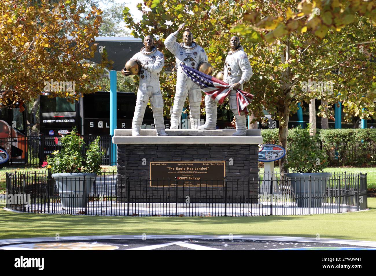 Apollo 11 memorial Stock Photo - Alamy