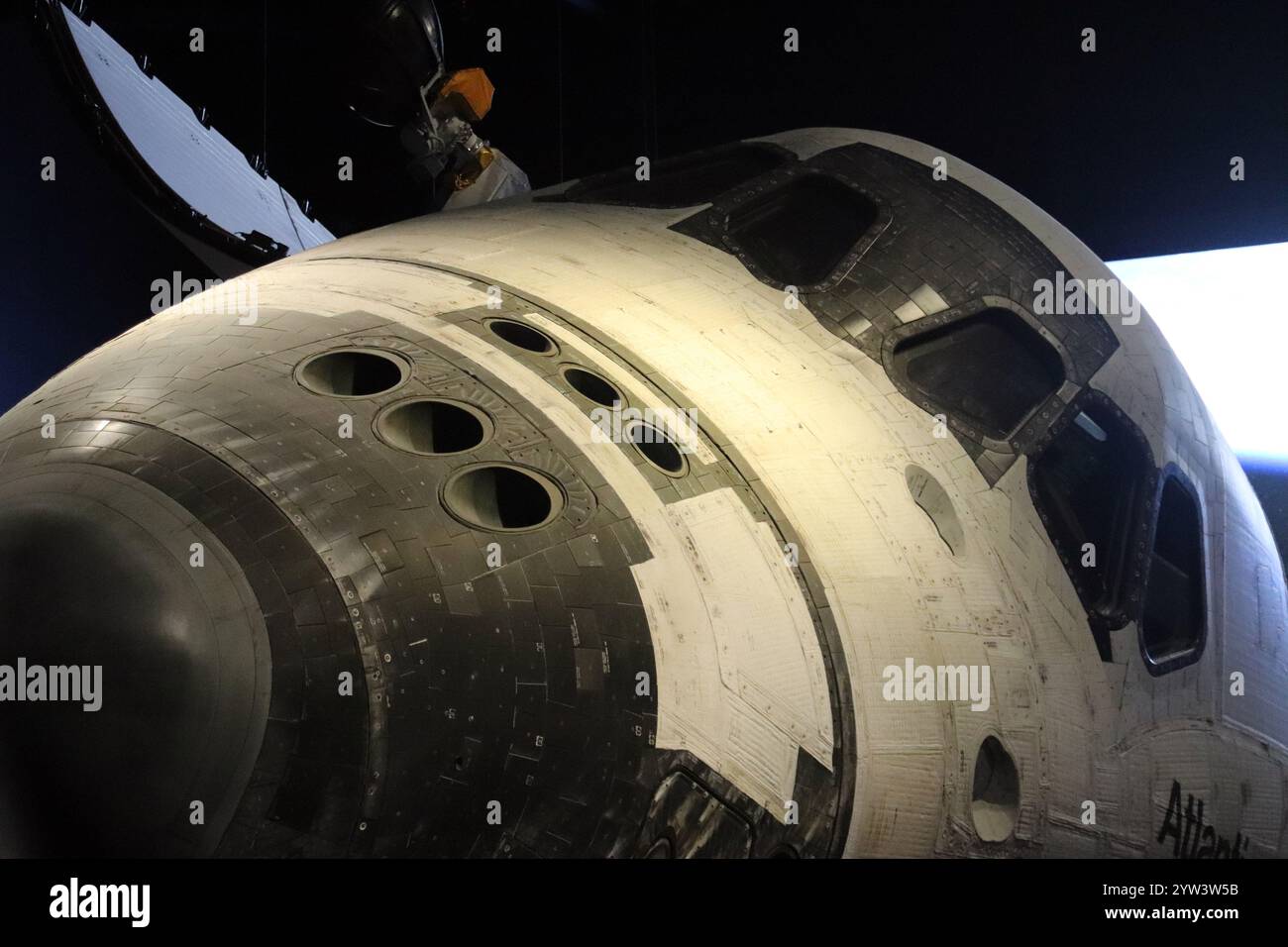 Space Shuttle Atlantis on display at the Kennedy Space Center Visitor ...