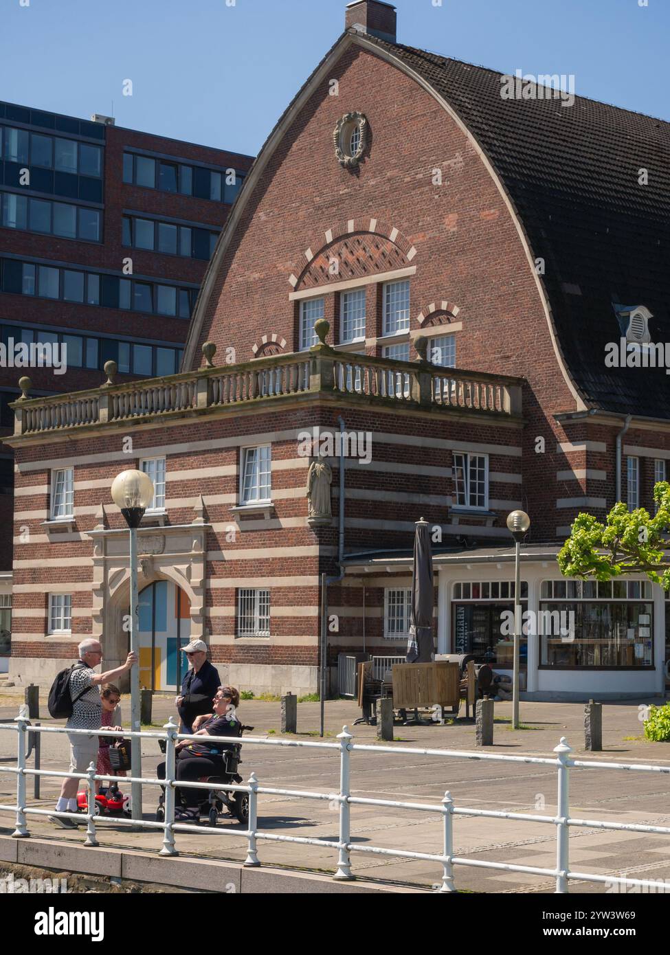 Kiel Maritime Museum which is in the old fish auction building in front ...