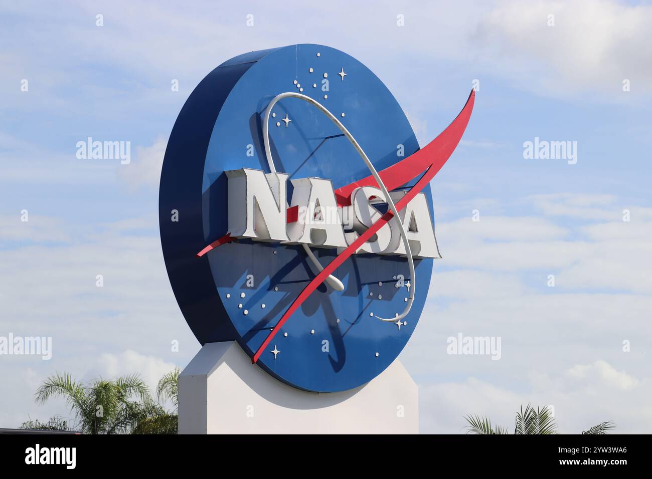 NASA Logo Cape Canaveral Florida USA Stock Photo - Alamy