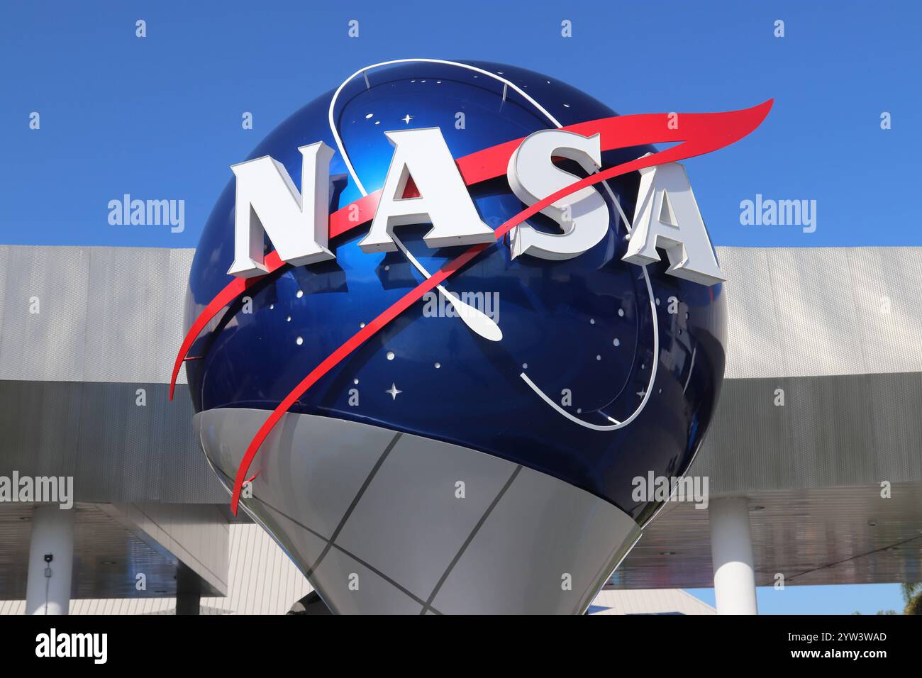 NASA Logo Cape Canaveral Florida USA Stock Photo - Alamy