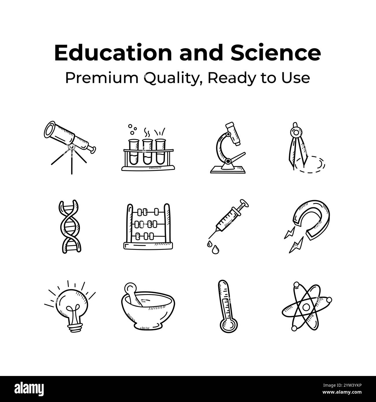 Modern microscope test tubes Black and White Stock Photos & Images - Alamy