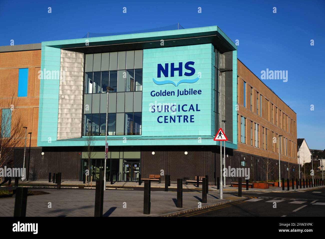 A general view of NHS Golden Jubilee Surgical Centre as First Minister John Swinney visits the ...