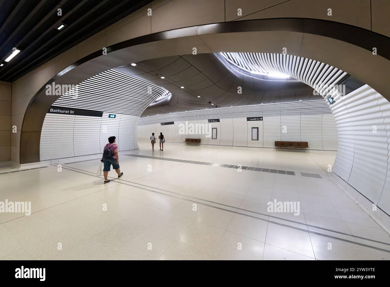 Sydney, Australia. 09 Dec 2024. Architectural detail from the new ...