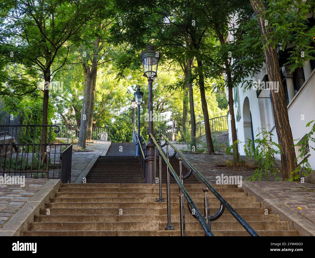 The Famous Steps of, Rue Foyatier, Montmartre, Paris, France, Europe ...