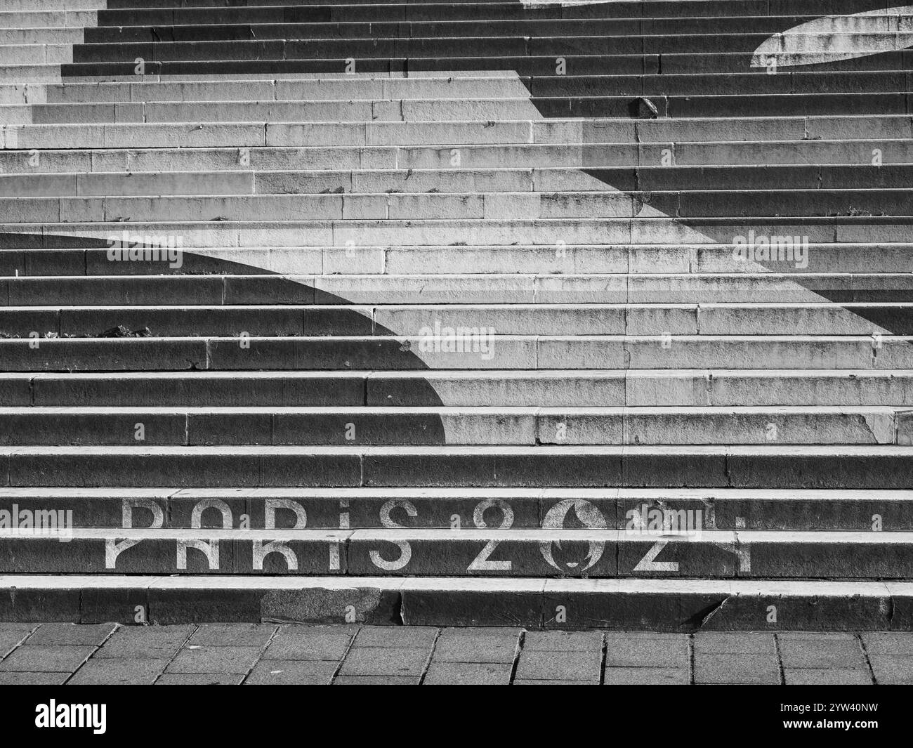 Paris 2024, Black and White Steps of Sacre Coeur, Montmartre, Paris ...