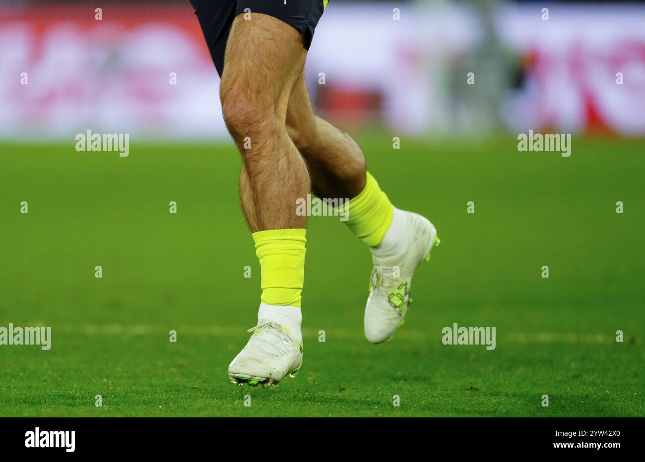 The Calves of Manchester City's Jack Grealish during the English ...