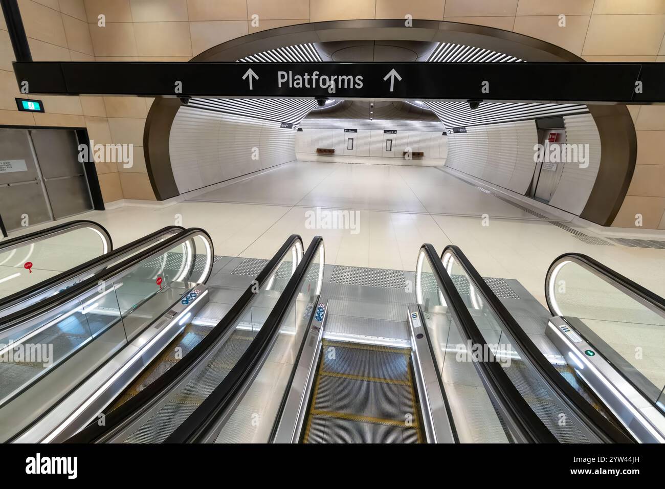 Sydney, Australia. 09 Dec 2024. Architectural detail from the new ...