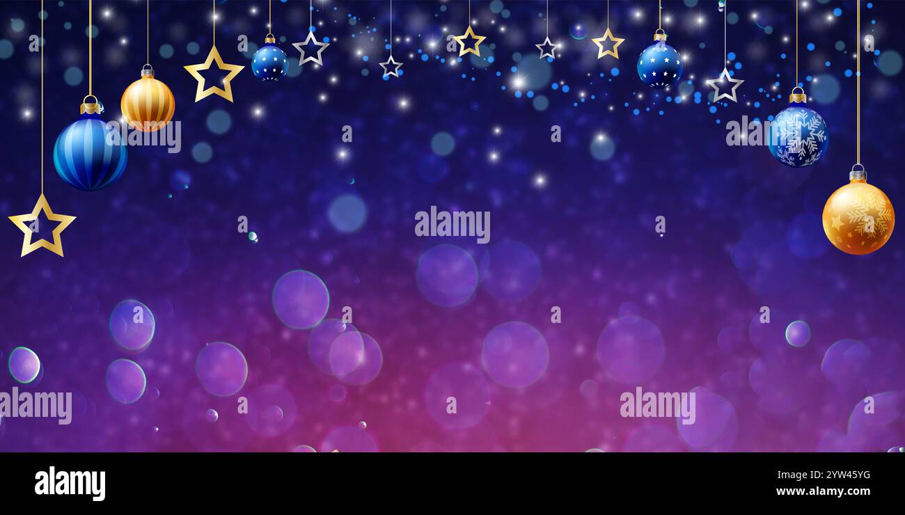 Bokeh holiday background Fireworks New Year New Year Celebration Stars ...