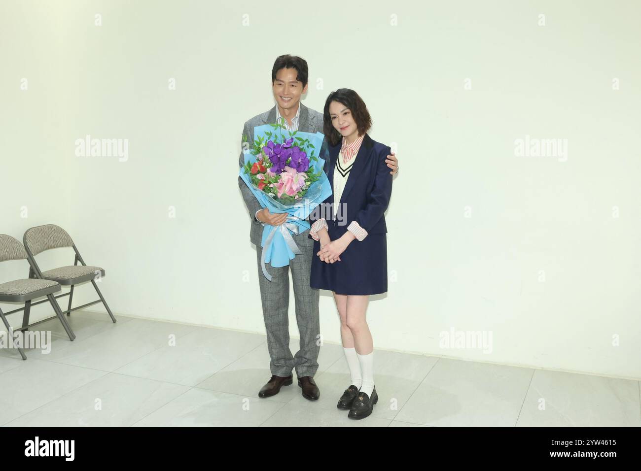 TAIPEI, CHINA - NOVEMBER 9, 2024 - South Korean actor Lee Jung Jin and ...