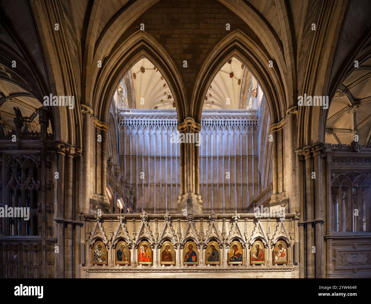 Retrochoir, Winchester Cathedral, UK Stock Photo - Alamy