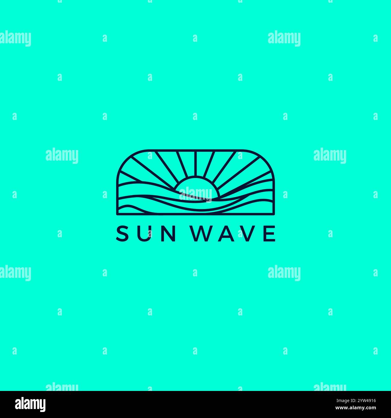 Gold blue sunset sky Stock Vector Images - Alamy