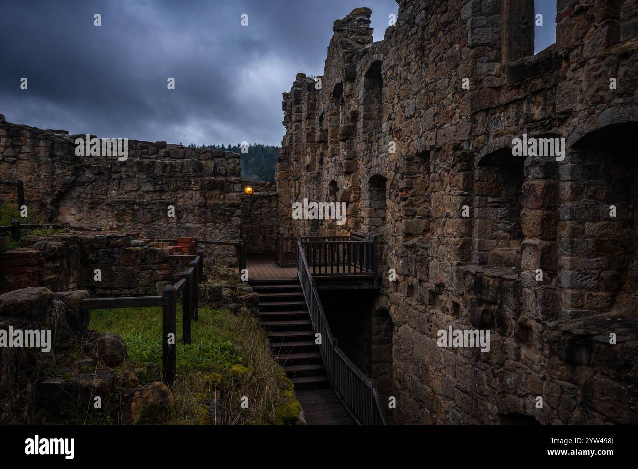 The incredibly magical place of the Kurort Oybin castle ruins in ...