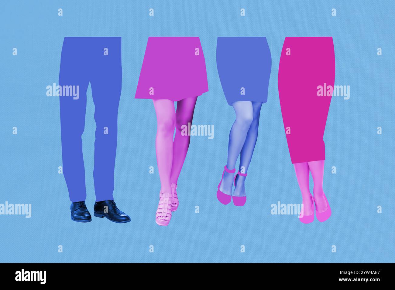 Long legs high original individuality hi-res stock photography and ...