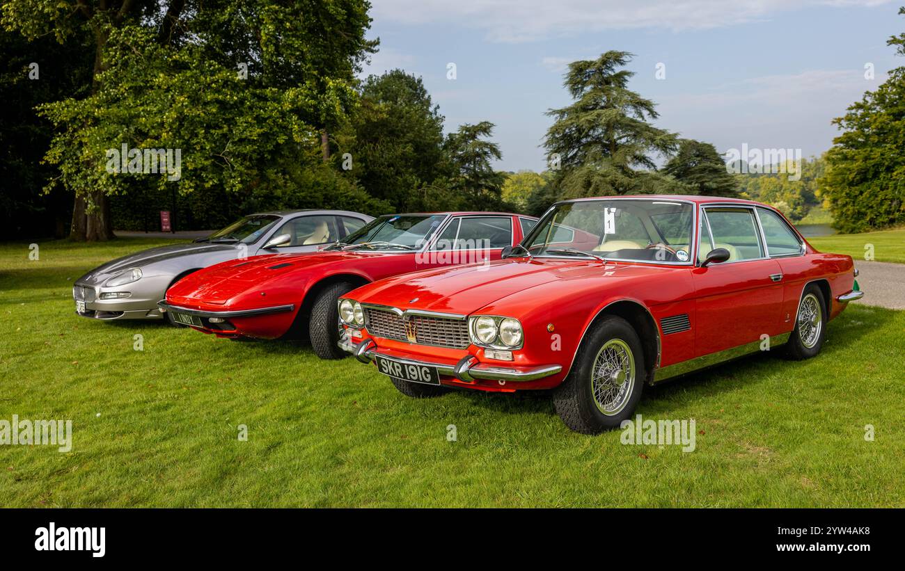 1970 Maserati Mexico, on display at the 2024 Salon Privé Concours d ...
