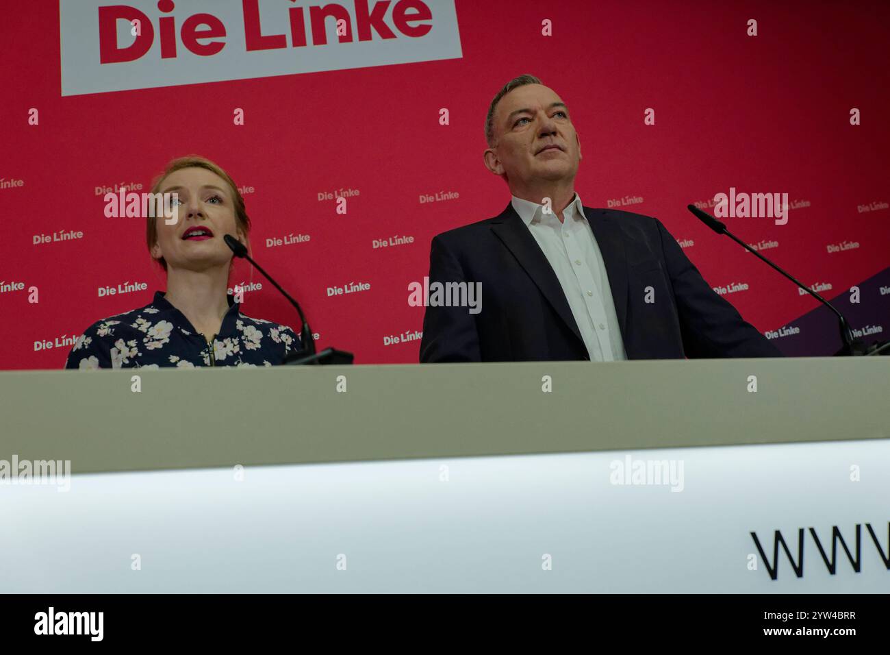 Linke stellt für Wahlprogramm vor 2024-12-09 Deutschland, Berlin ...