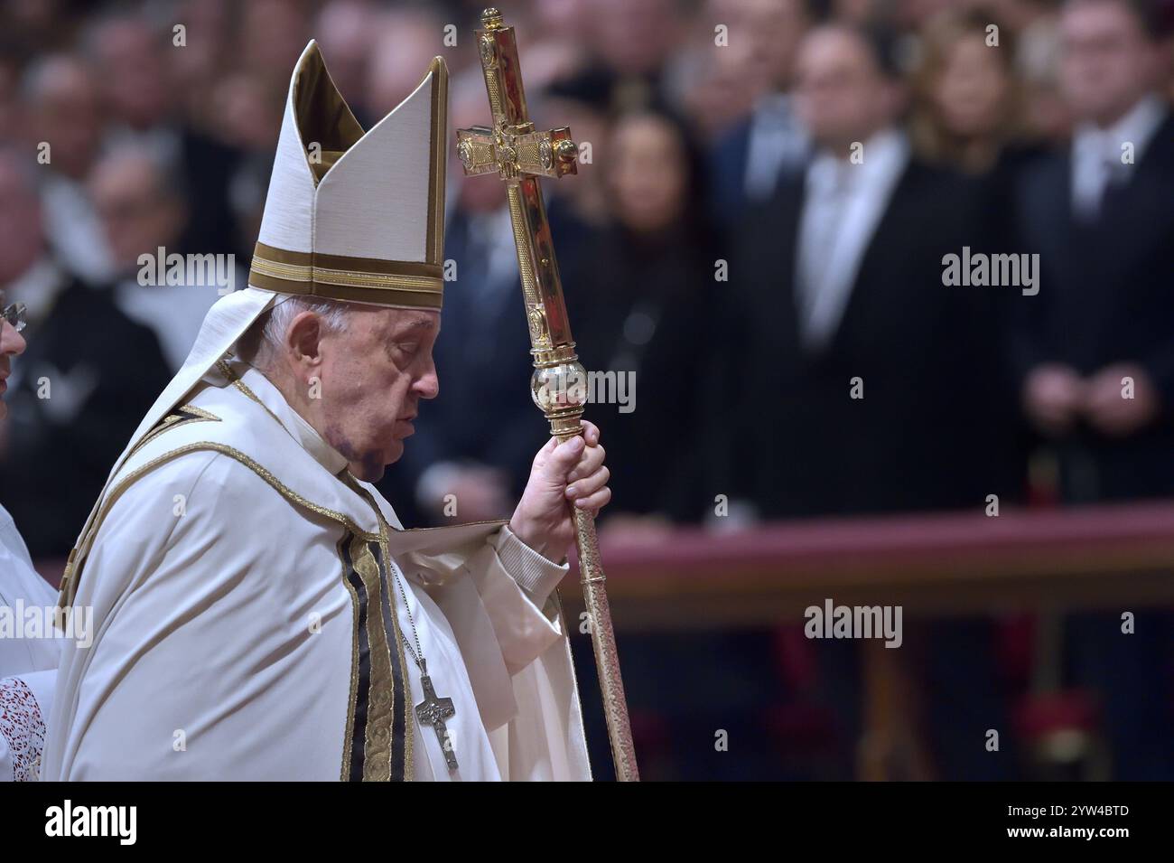 Vatican City, Vatican. 07th Dec, 2024. Pope Francis during the ...