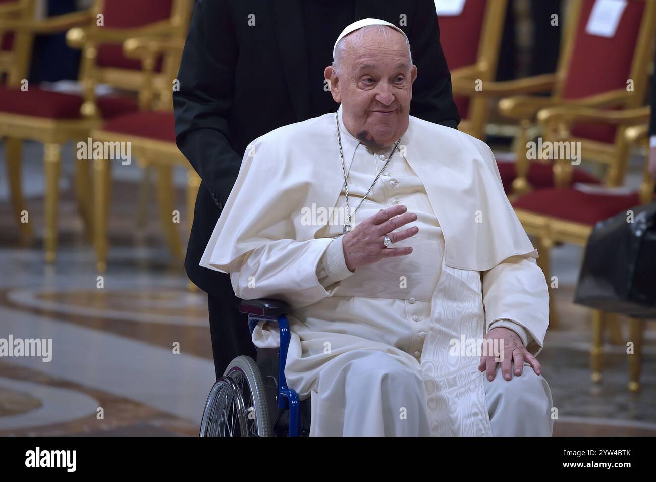 Vatican City, Vatican. 07th Dec, 2024. Pope Francis during the ...