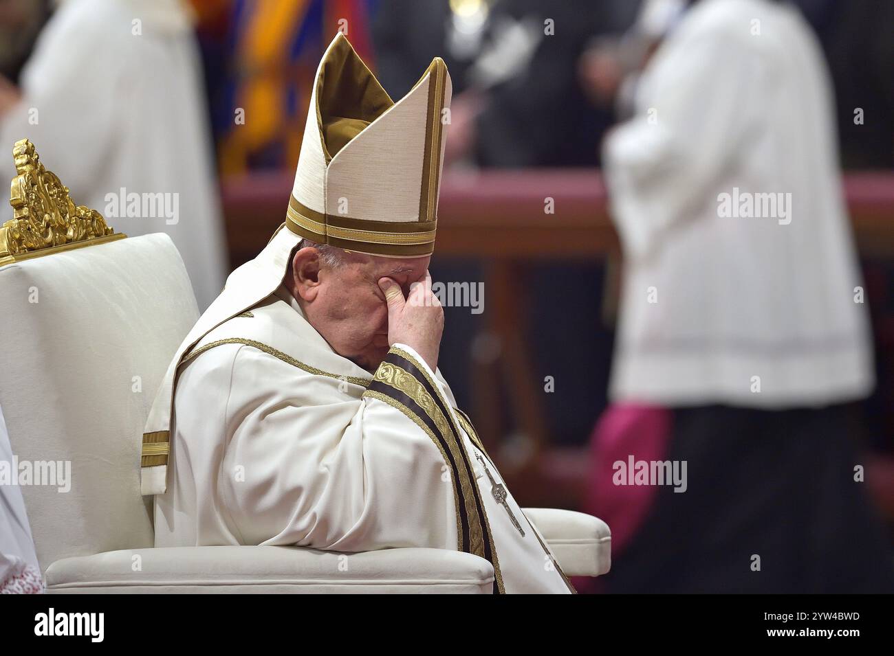 Vatican City, Vatican. 07th Dec, 2024. Pope Francis during the ...