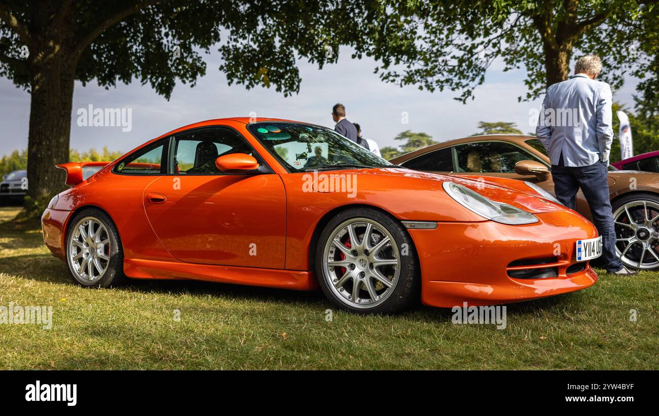 2001 Porsche 997 GT3, on display at the 2024 Salon Privé Concours d ...