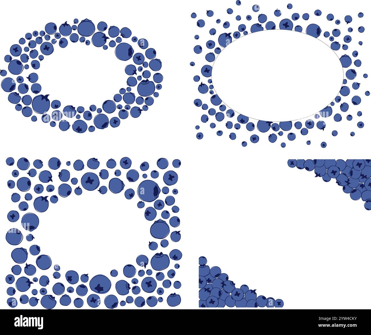 Drawn oval frame Cut Out Stock Images & Pictures - Alamy