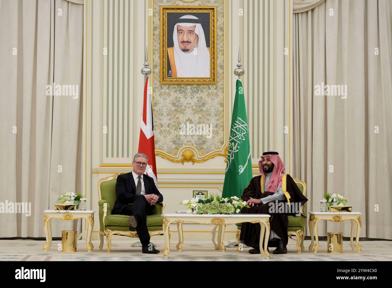 Britain's Prime Minister Keir Starmer meets Saudi Arabian Crown Prince ...