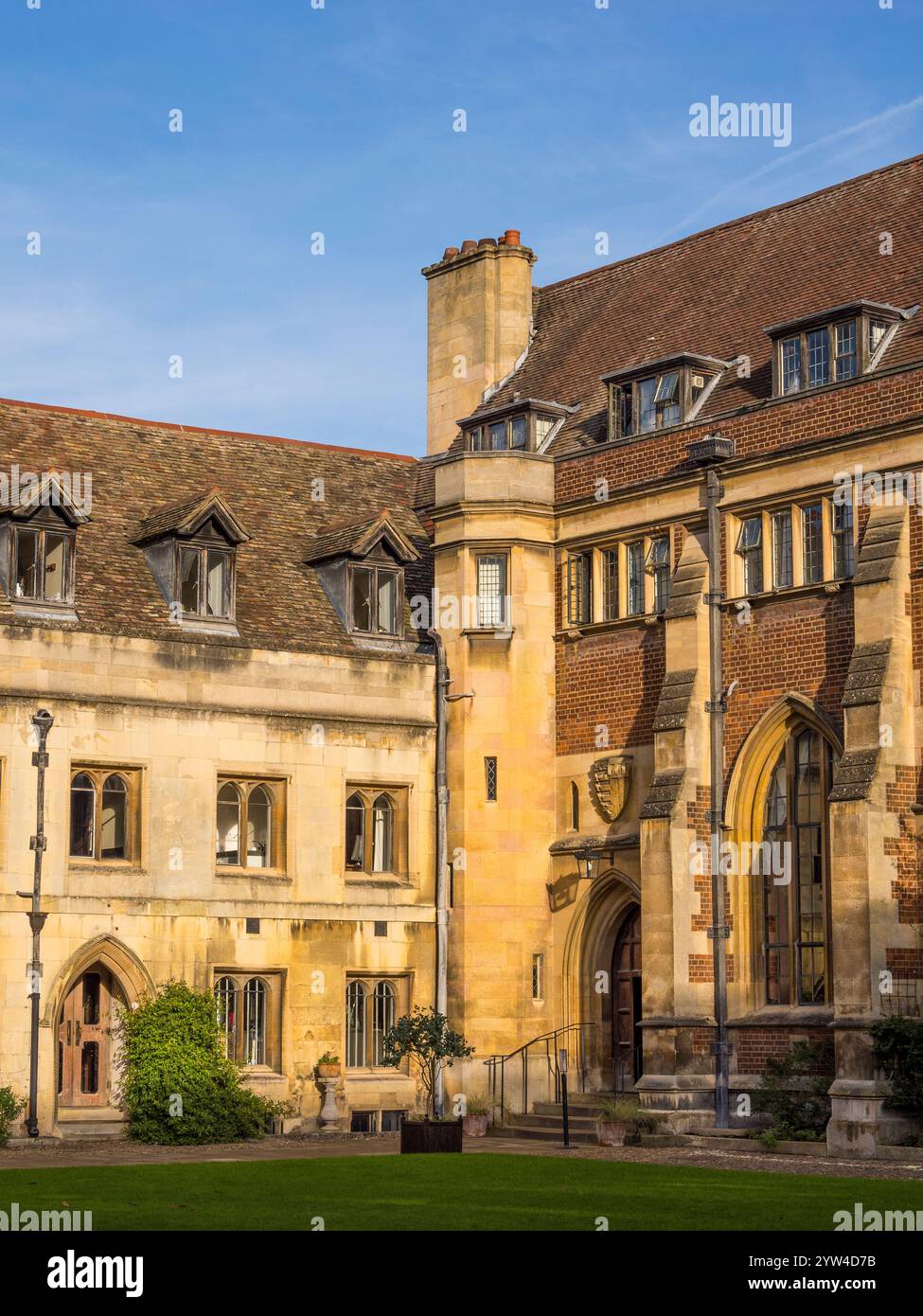 The Entrance to the Hall, Old Court, Pembroke College, University of ...