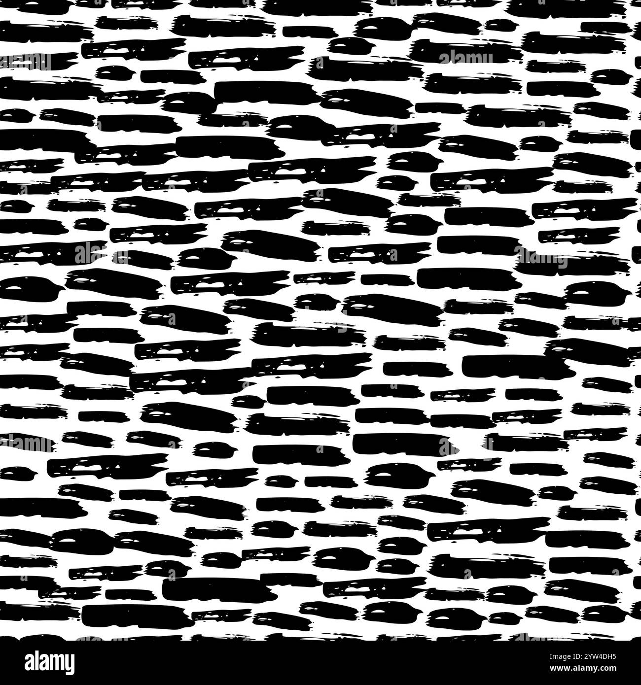 Seamless pattern with dark hand drawn scribble smear on white ...