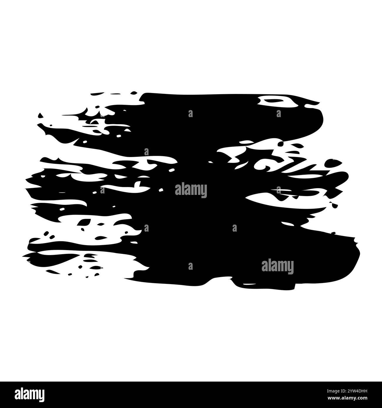 Sketch Scribble Smear. Hand drawn Paint Scribble Stains. Vector ...