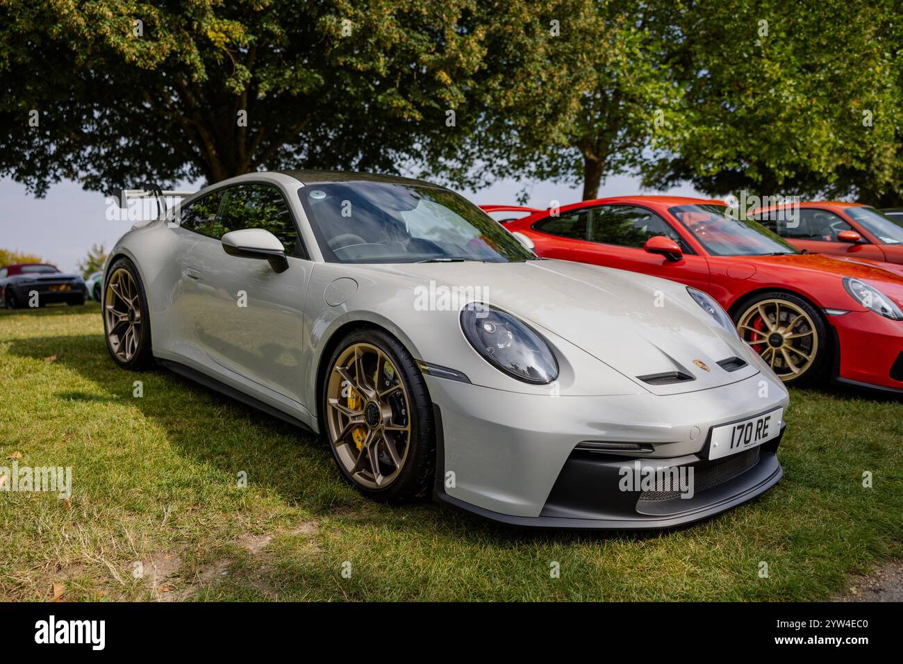 2022 Porsche 911 GT3, on display at the 2024 Salon Privé Concours d ...