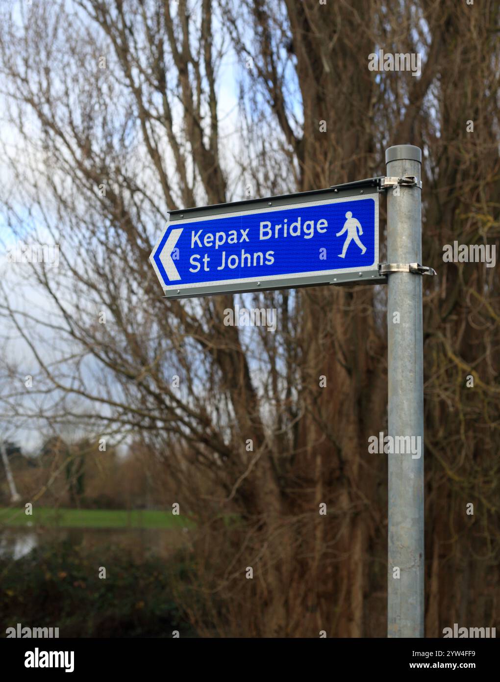 Kepax bridge sign, Worcester, England UK Stock Photo - Alamy