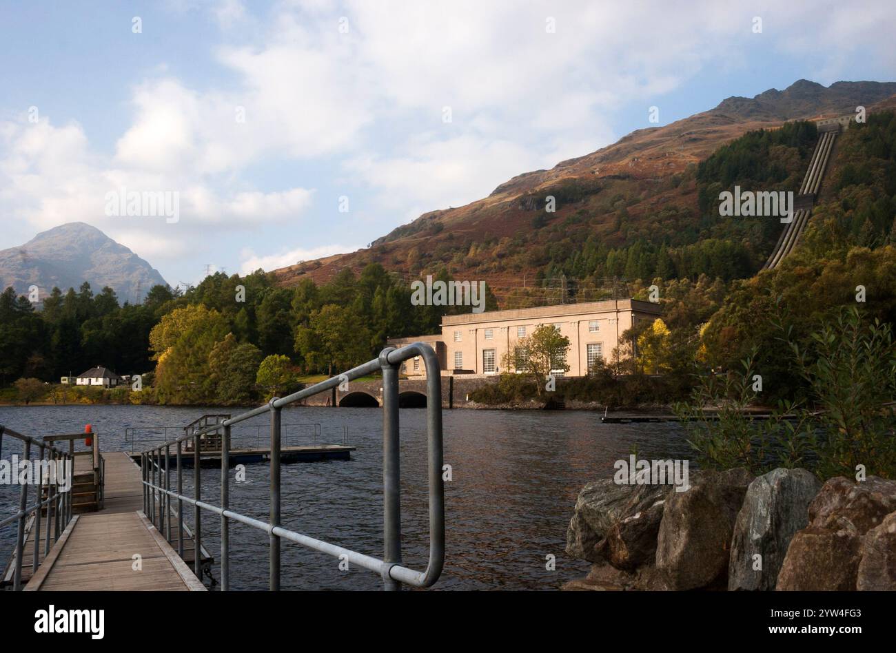 Sloy Hydro Electric Scheme at Loch Lomond, Scotland, Sloy is the second ...