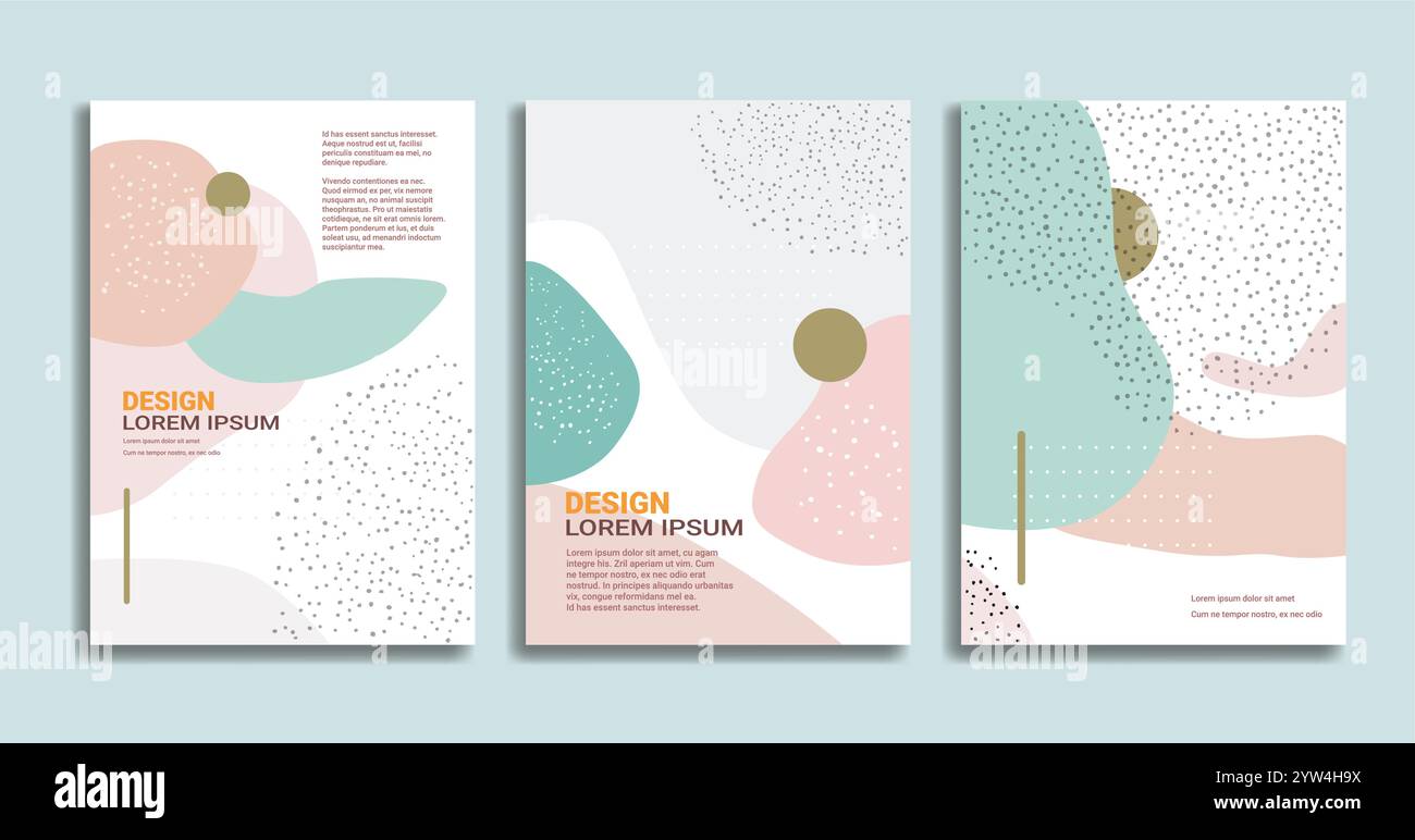 Magazine Cover with Abstract Design for advertising and branding. Soft ...