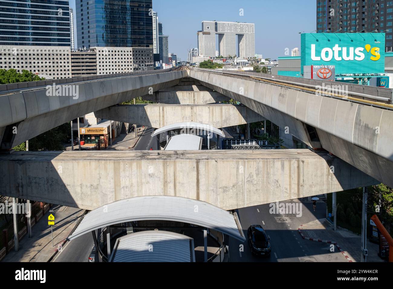 BTS Train Line BangkokThailand Stock Photo - Alamy