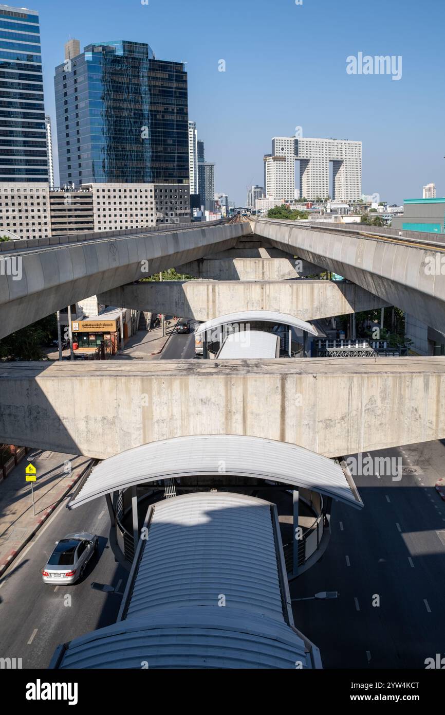 BTS Train Line BangkokThailand Stock Photo - Alamy