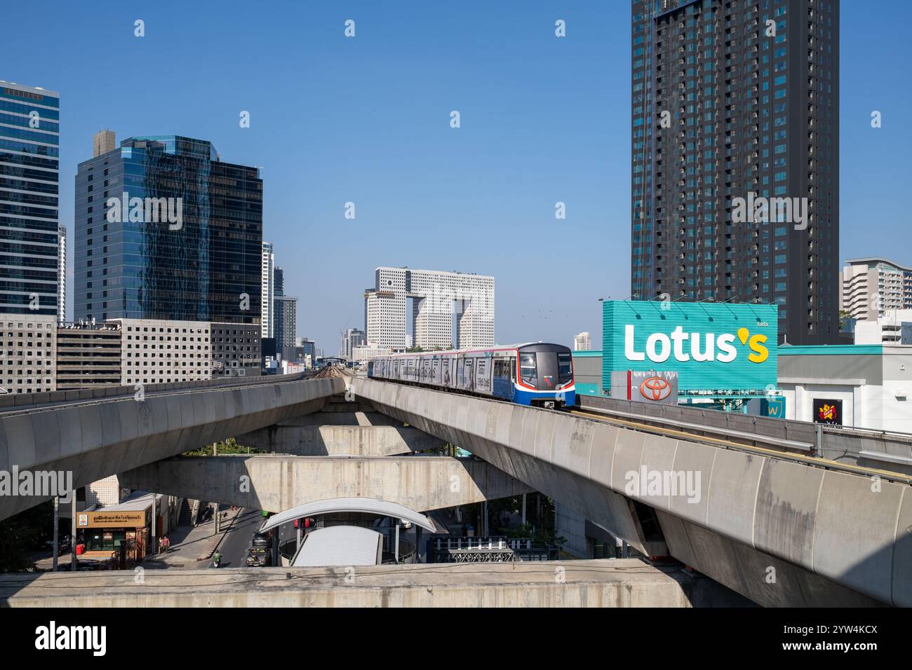 BTS Train Line BangkokThailand Stock Photo - Alamy