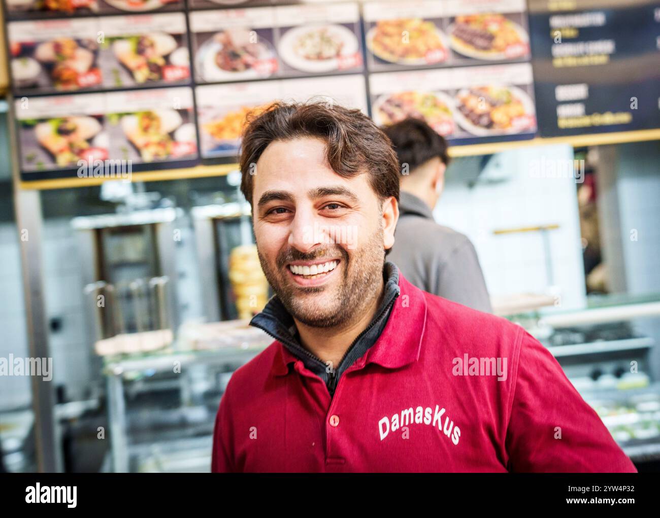 Mainz, Germany. 09th Dec, 2024. Amir Ali Bacha, operator of the Syrian ...