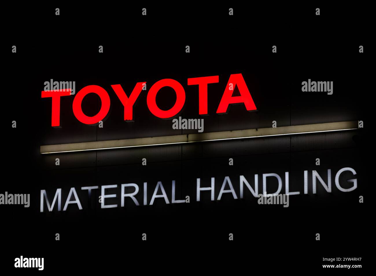 Signs and symbols, Toyota material handling, Mjölby, Sweden Stock Photo ...