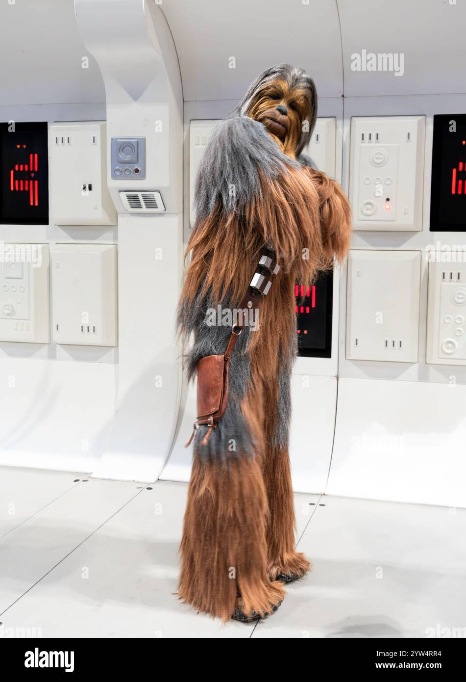 BIRMINGHAM, UK - NOVEMBER 30, 2024. A portrait of a male cosplayer ...