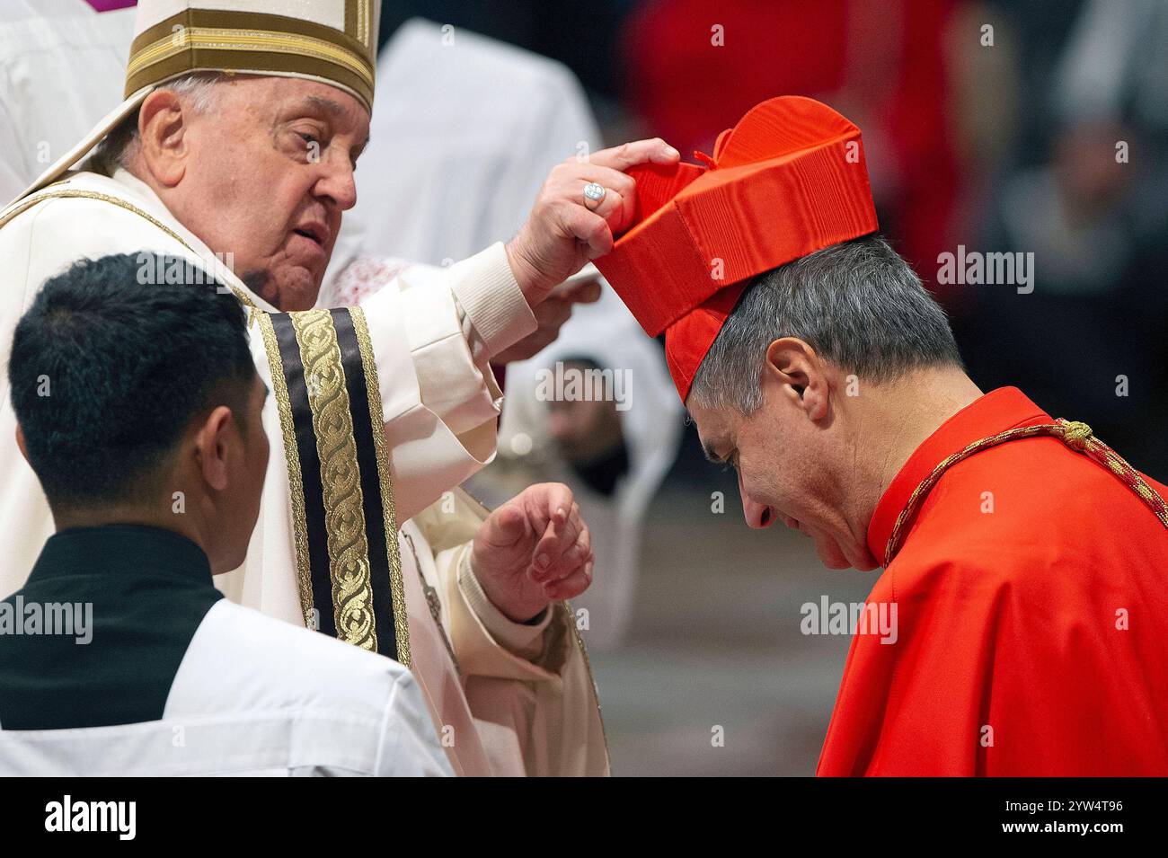 ITALY - POPE FRANCIS PRESIDES OVER A SOLEMN MASS OPENING A PUBLIC ...